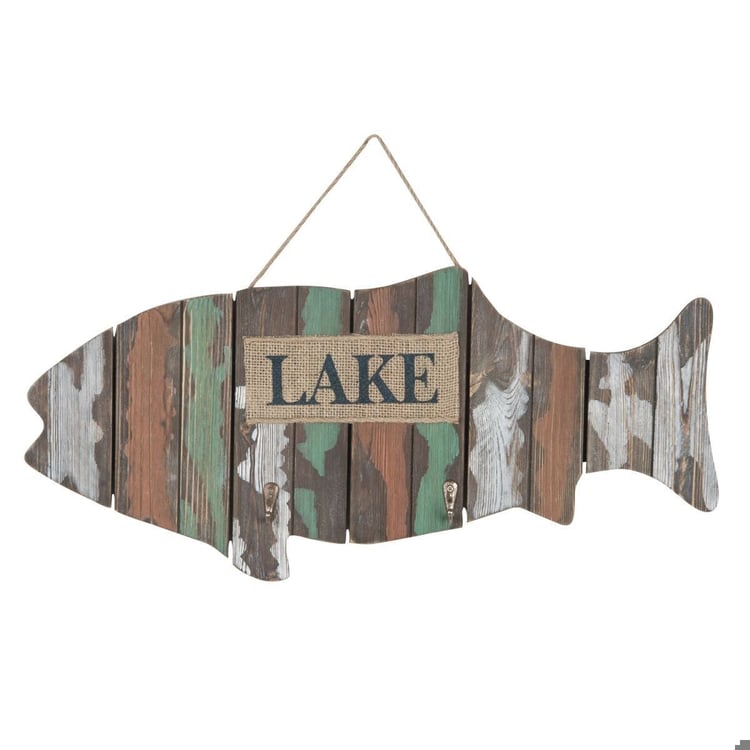 LAKE FISH SHAPED SIGN | Ivystone