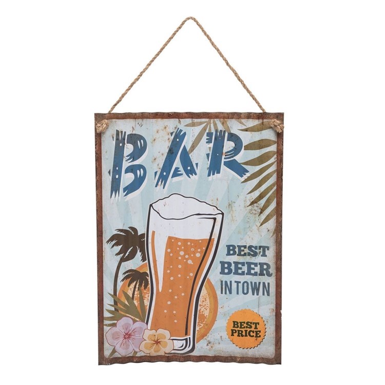 IRON BEER BAR WALL HANGING | Ivystone