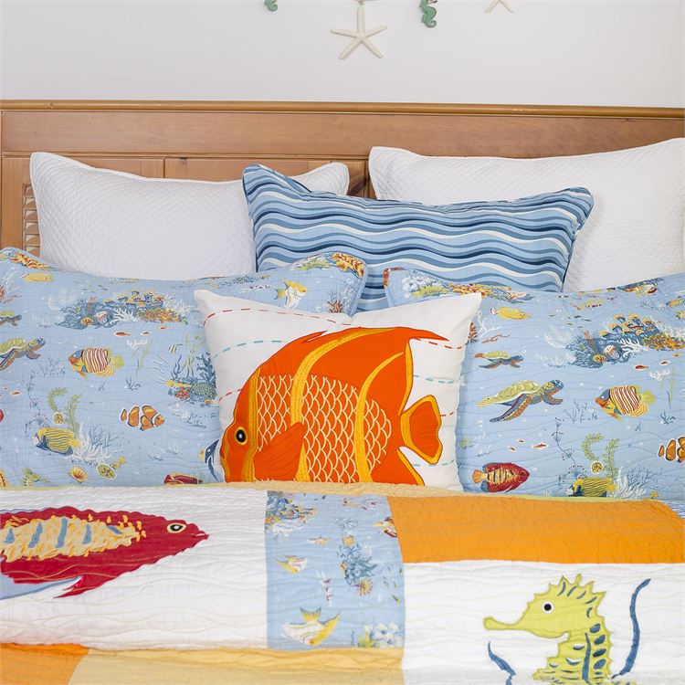 Sea Life King Quilt | Ivystone