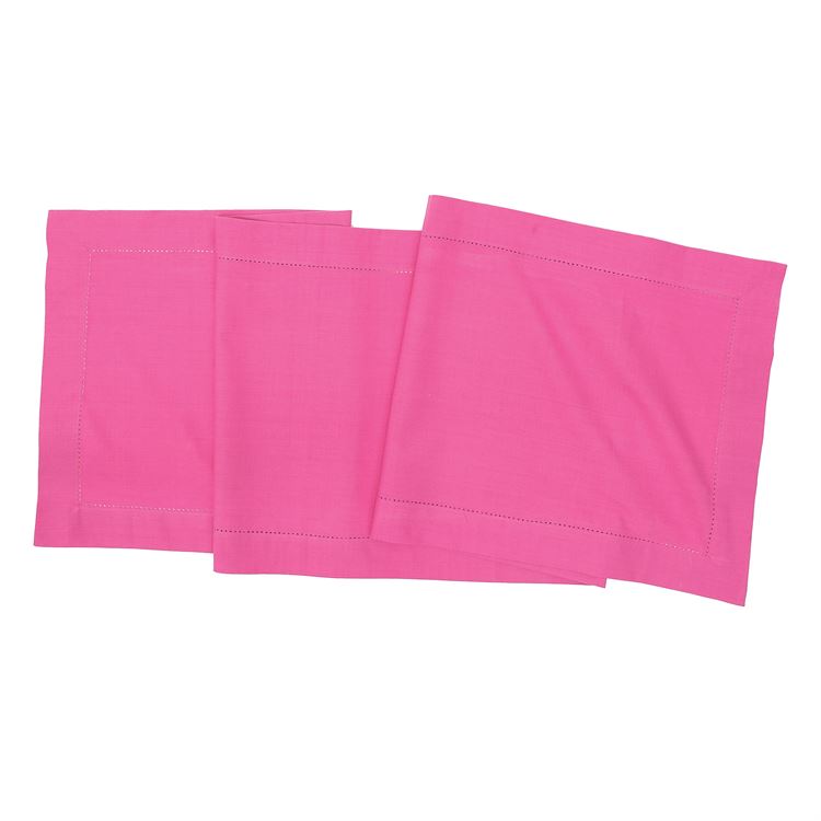 Hemstitch Fuchsia Runner | Ivystone