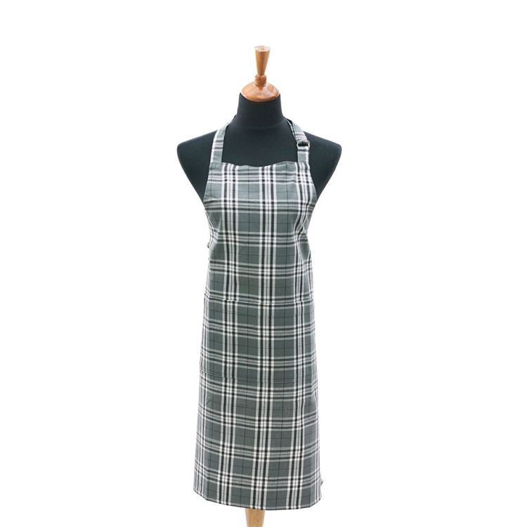Max Plaid Gray Apron