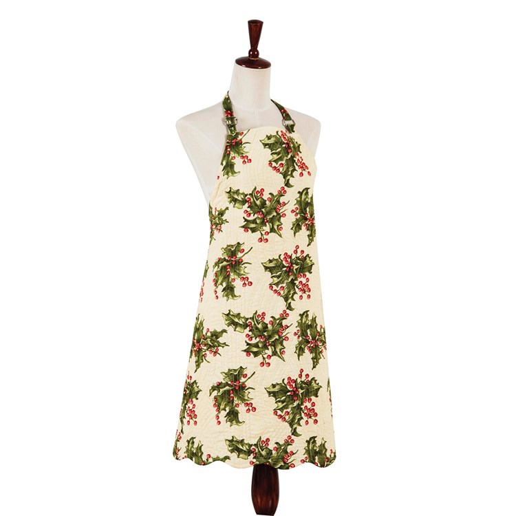 Holly Cream Apron | Ivystone
