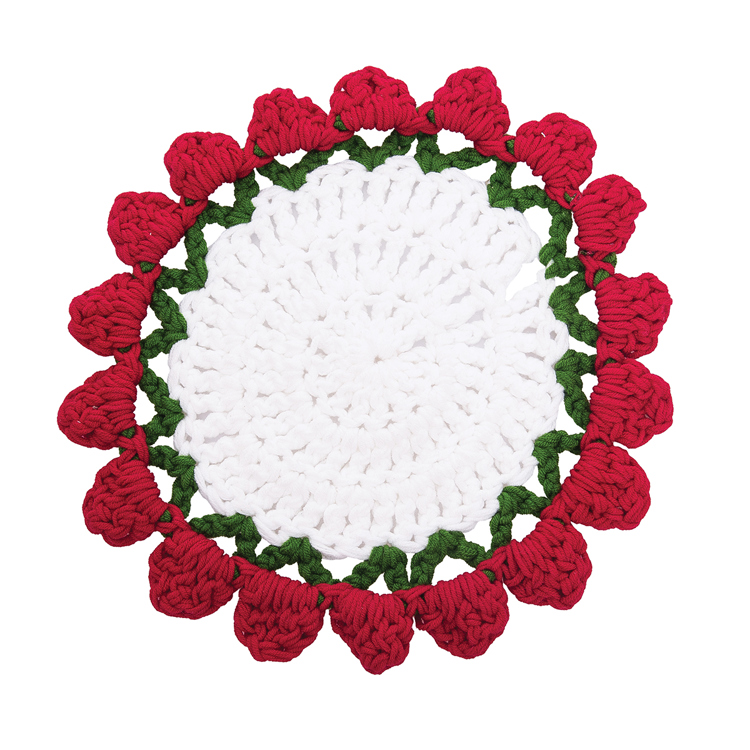 Crochet Strawberry Doily | Ivystone