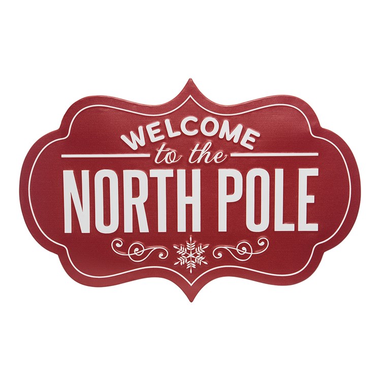Welcome North Pole Sign | Ivystone