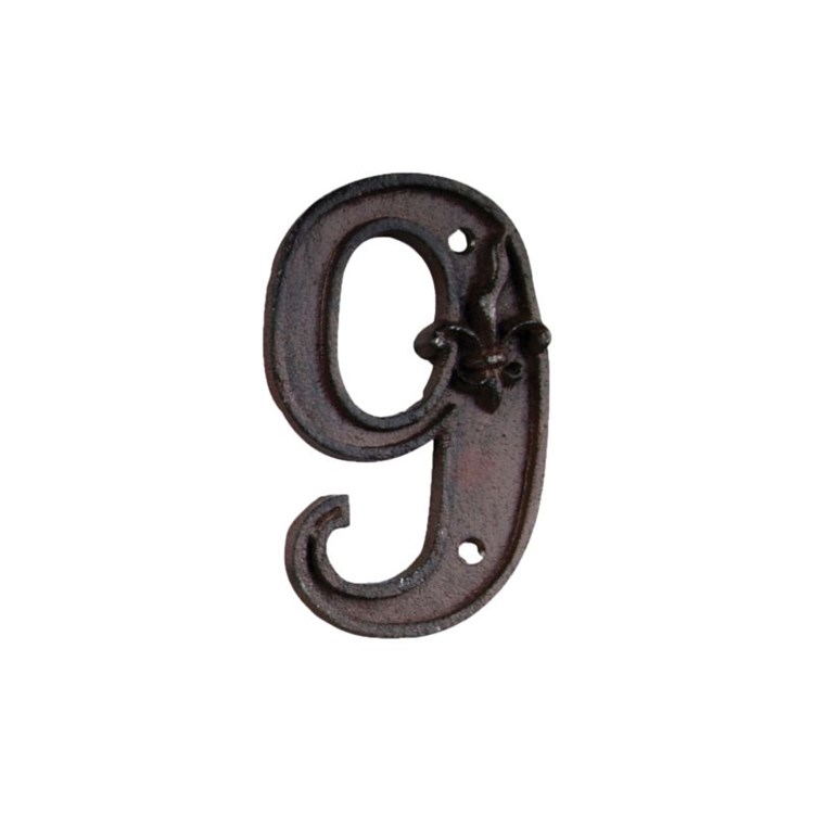 House Number 9 Cast Iron | Ivystone