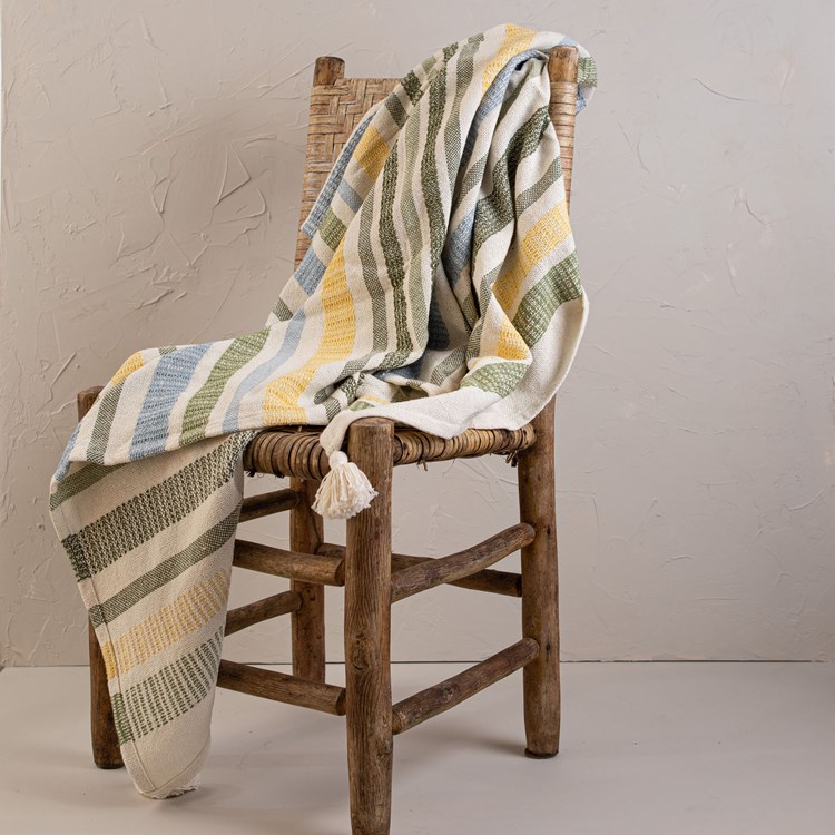 HAND WOVEN GALA THROW MULTI | Ivystone