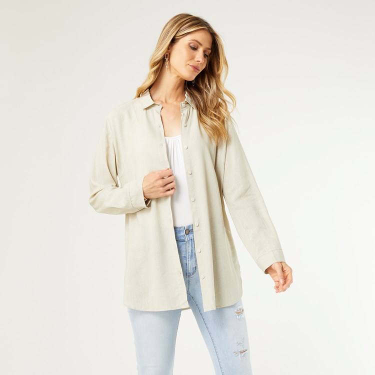 Skyla Button Down Tunic Top | Ivystone