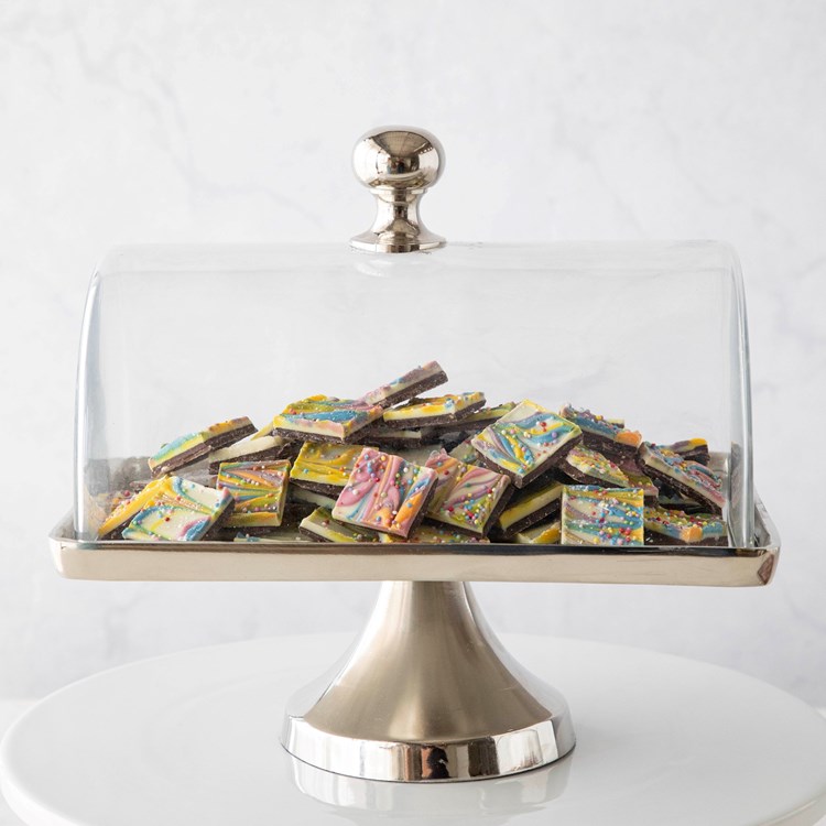 Large Nickel Candy Display Dome | Ivystone