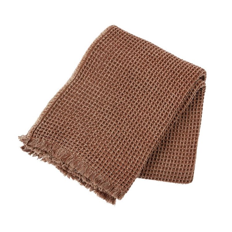 Waffle Throw, Brick | Ivystone