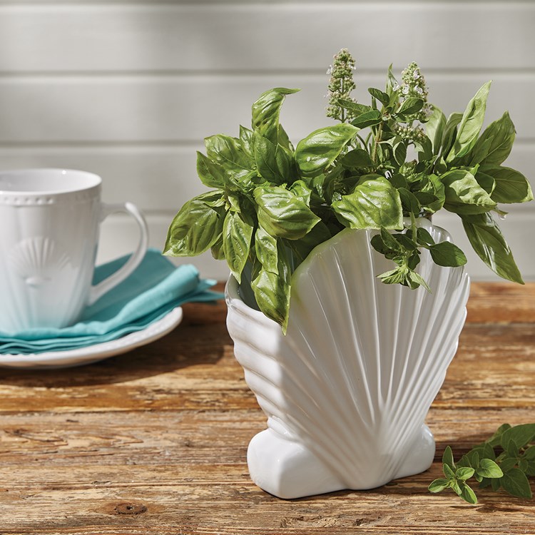 SEASHELL UTENSIL HOLDER | Ivystone