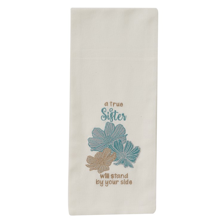 A TRUE SISTER EMBROIDERED DISHTOWEL | Ivystone