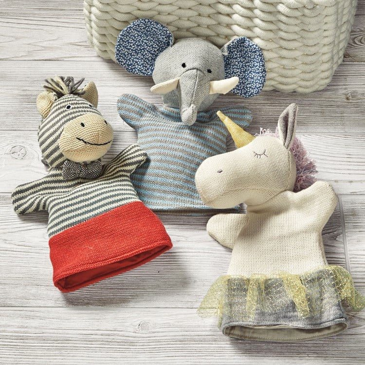 PEEK-A-BOO ZEBRA HAND PUPPET | Ivystone