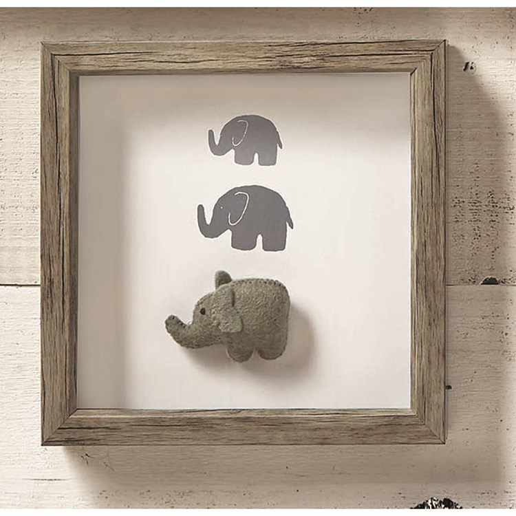 STACKED ELEPHANT SHADOW BOX | Ivystone