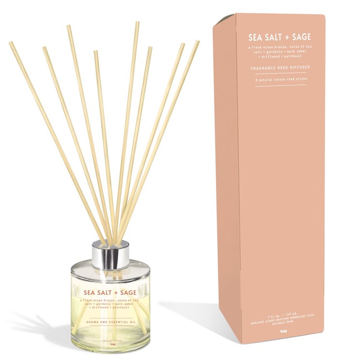 SEASALT+SAGE REED DIFFUSER | Ivystone