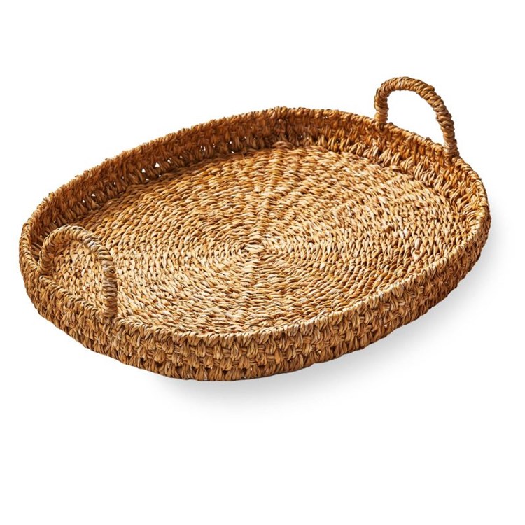 SEAGRASS OVAL TRAY | Ivystone