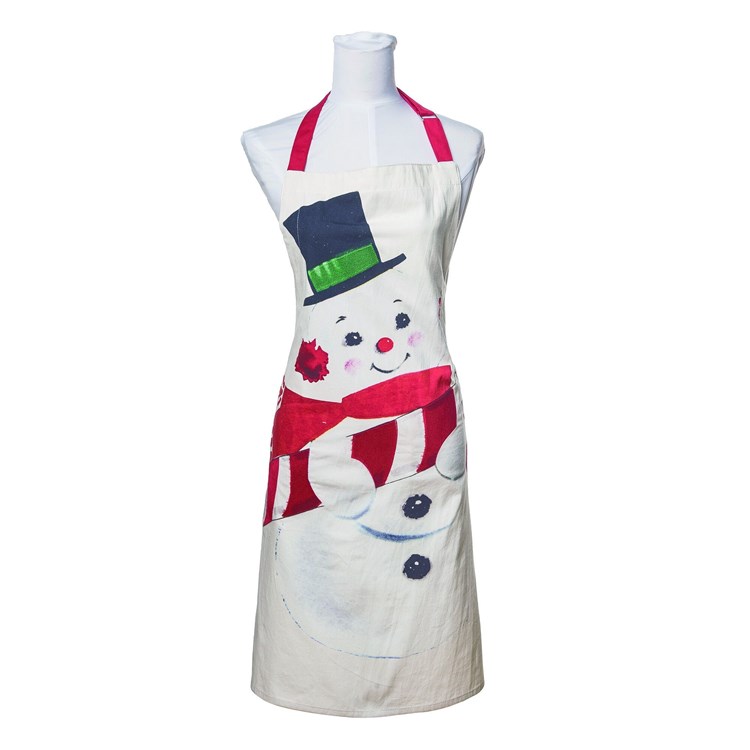 Fabric Retro Snowman Apron | Ivystone