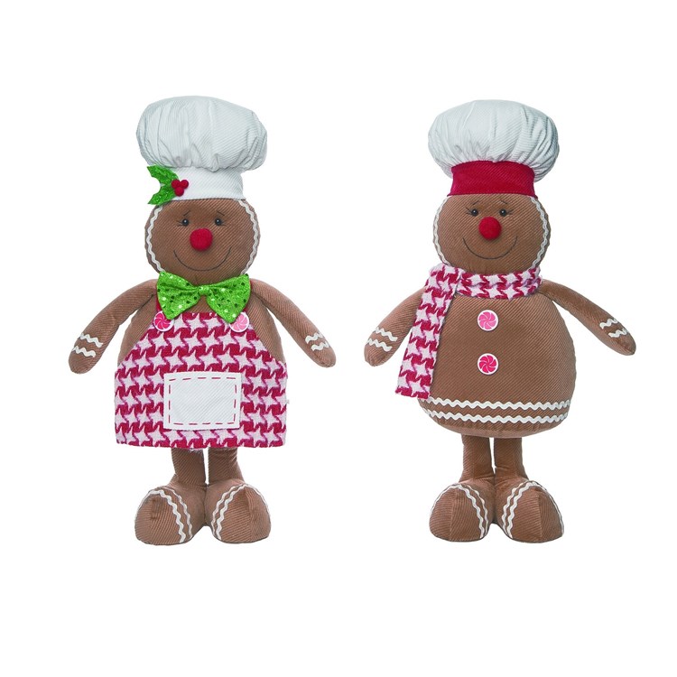 Plush Standing Gingerbread Pal 2 Asst | Ivystone