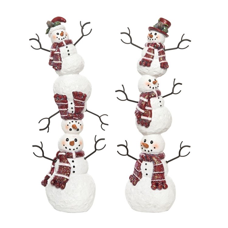 Res Stacked Snowman Fig 2 Asst | Ivystone