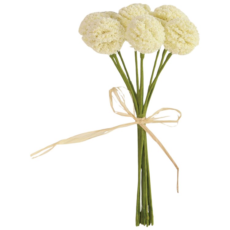 Faux Floral Billy Bob Bunch White | Ivystone