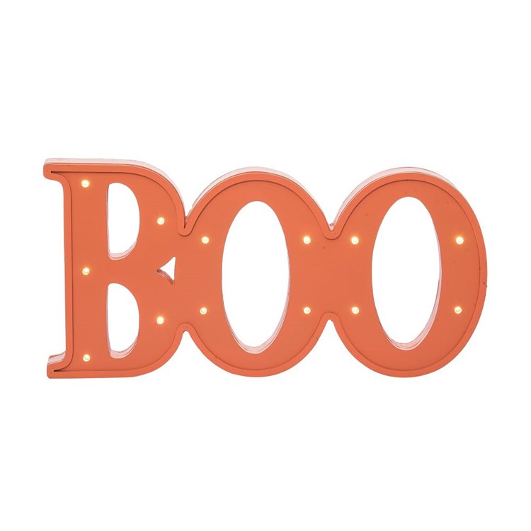 MDF Light Up Boo Marquee Sign | Ivystone