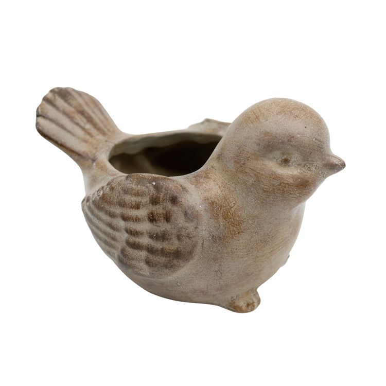 Mini Res Bird Planter w/ Drainage Hole | Ivystone