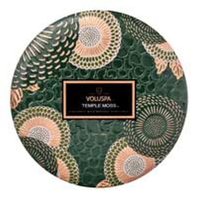Temple Moss 3 Wick Tin | Ivystone
