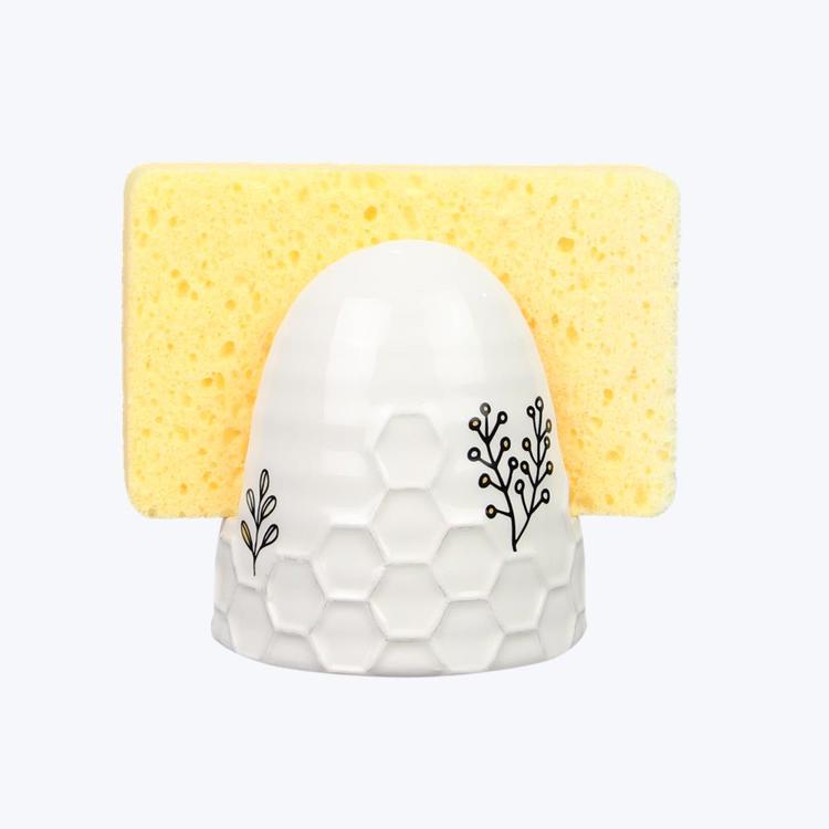 Honey Bee Ceramic Sponge Holder with Sponge | Ivystone
