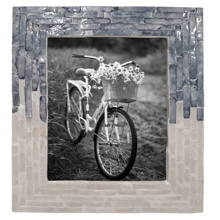 Wood/ Capiz Shell 5x7 Photo Frame | Ivystone