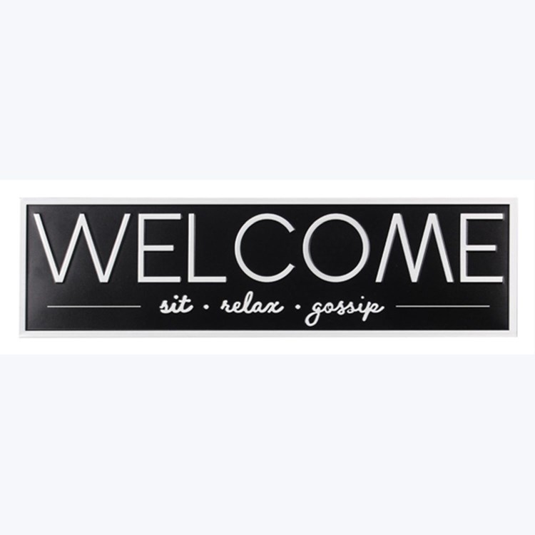 Metal Welcome Wall Sign | Ivystone
