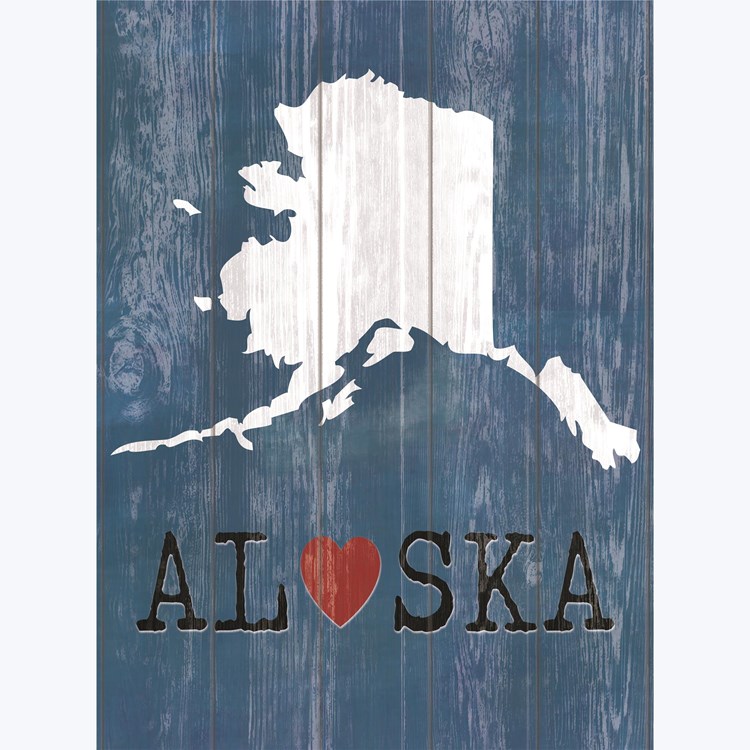Wood Alaska Wall Plaque | Ivystone