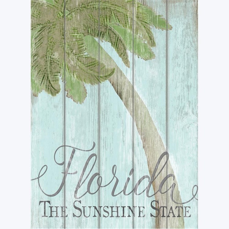 Wood Florida Wall Plaque | Ivystone