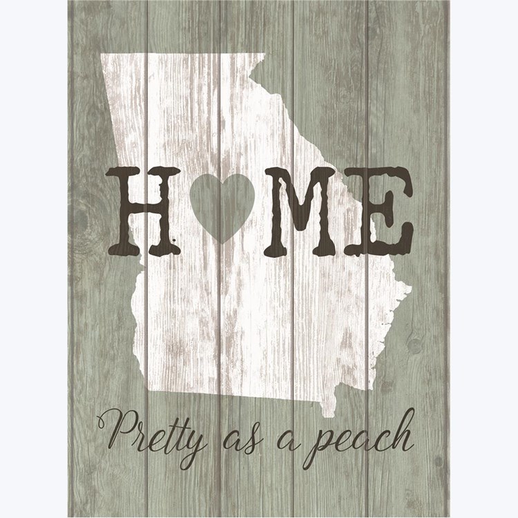 Wood Home Georgia Wall Plaque | Ivystone