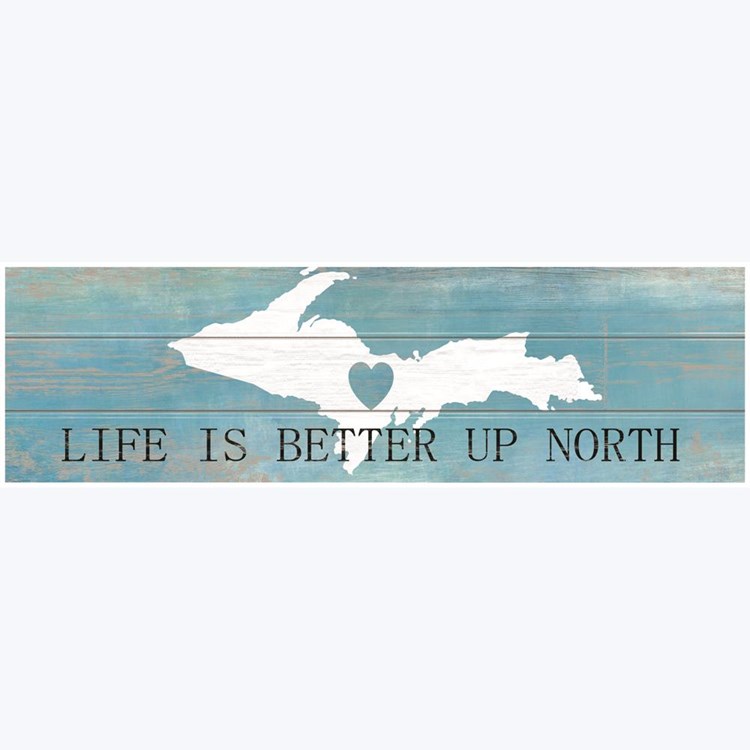 Wood Michigan Up Wall Plaque | Ivystone