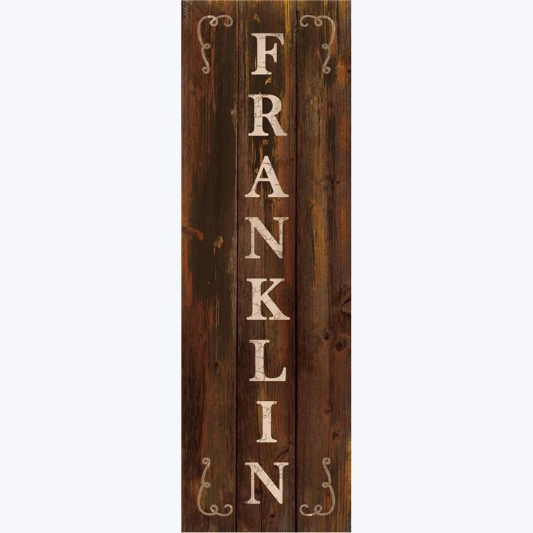 Wood Franklin Wall Plaque | Ivystone