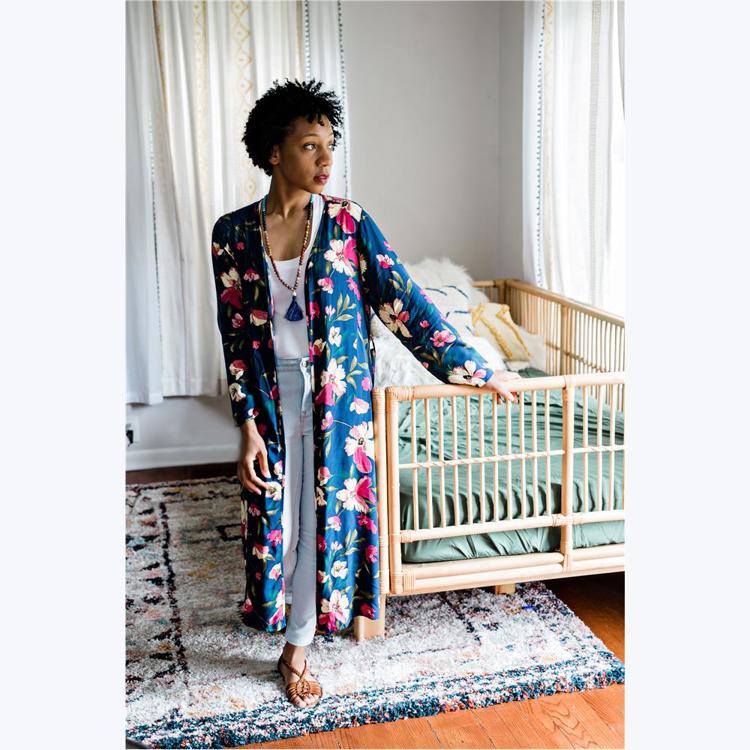 Blue Floral Duster | Ivystone