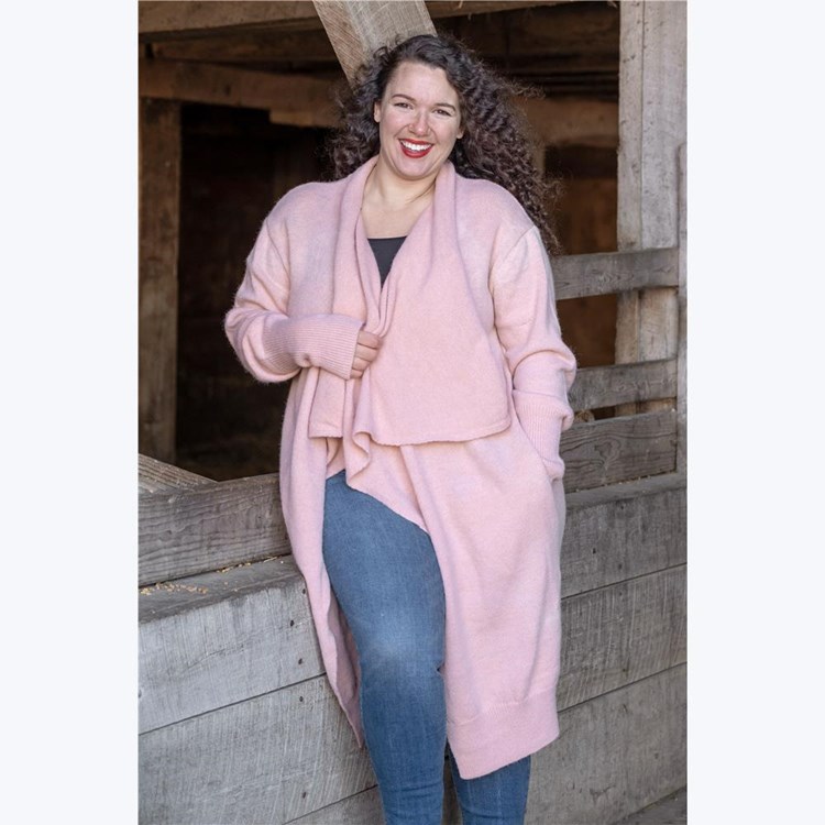 Long Open Front Cardigan, 1S,1M,1L,1XL | Ivystone