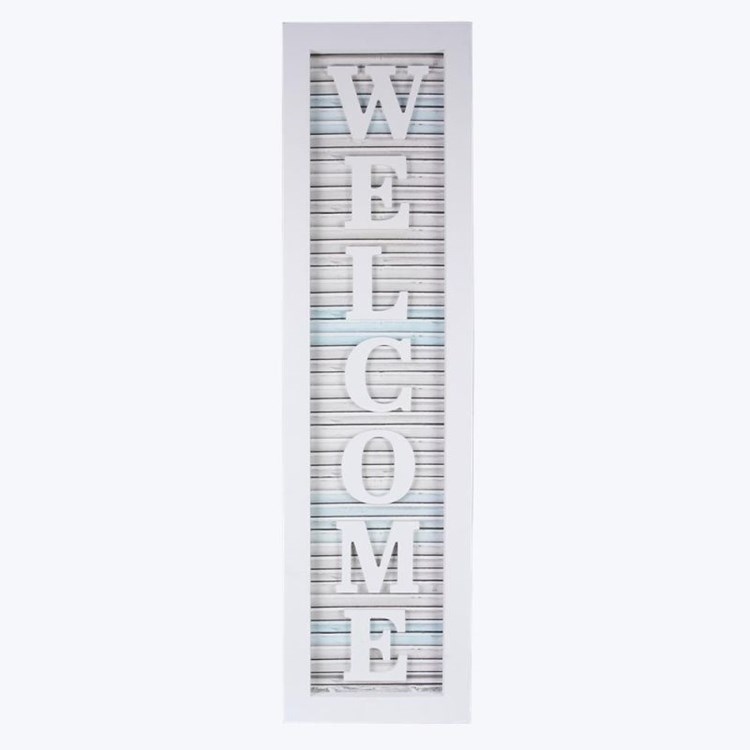 Wood Nautical Shutter Window Welcome Sign | Ivystone