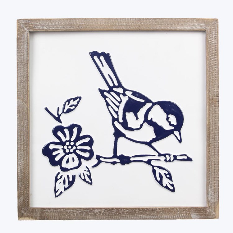 Wood Framed Bird Wall Art | Ivystone