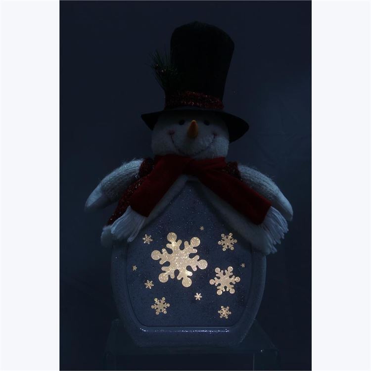Fabric Snowmen with LED Light | Ivystone