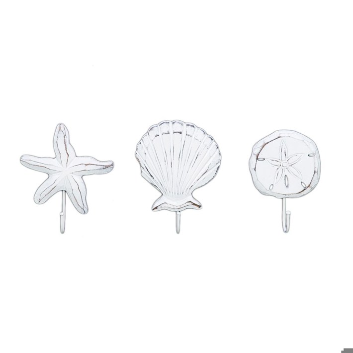 3/A CREAM COLOR SHELL HOOKS | Ivystone