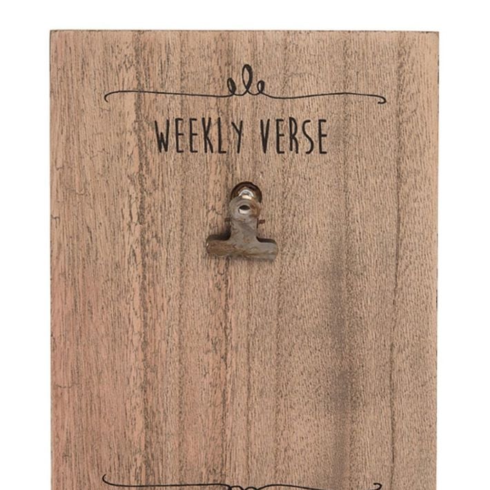 WEEKLY VERSE PLAQUE | Ivystone