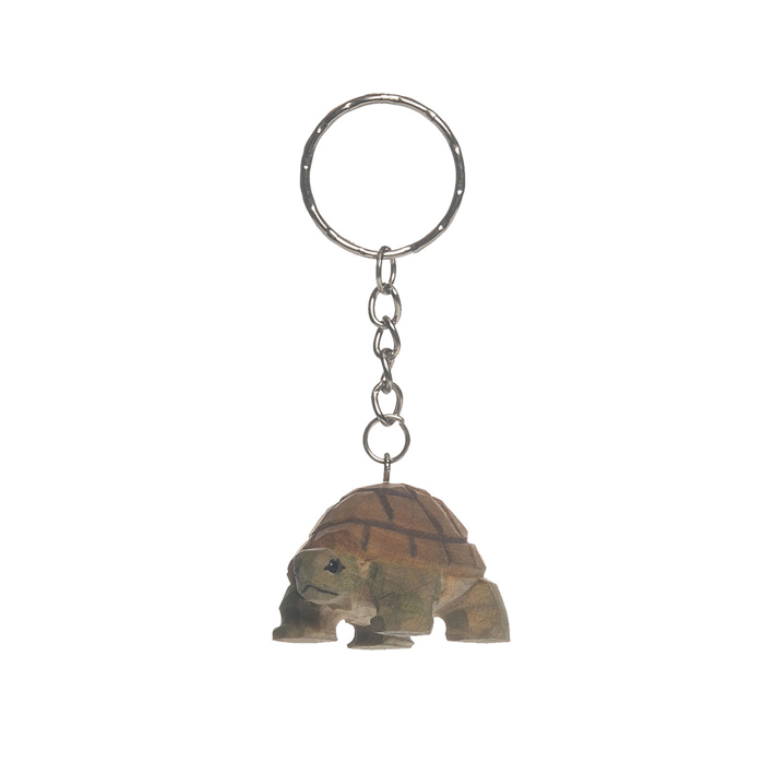 2" WOOD TORTOISE KEYCHAIN | Ivystone
