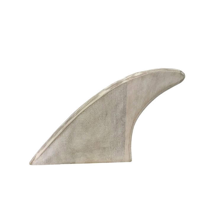 WOOD WHITE WASHED SURFBOARD FIN | Ivystone