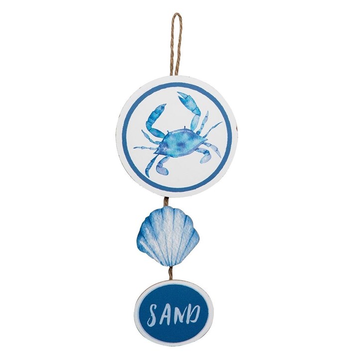 MDF SANDY CRAB WALL HANGING | Ivystone