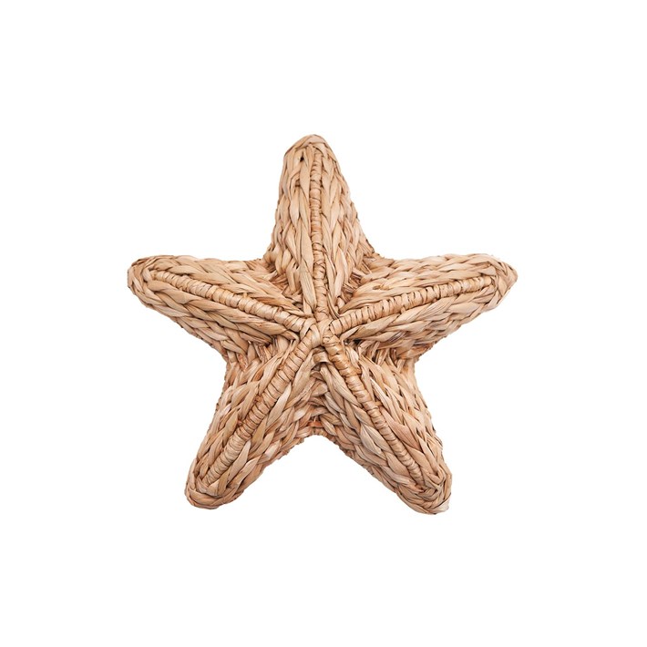 SM NATURAL WOVEN STARFISH WALL DECOR | Ivystone