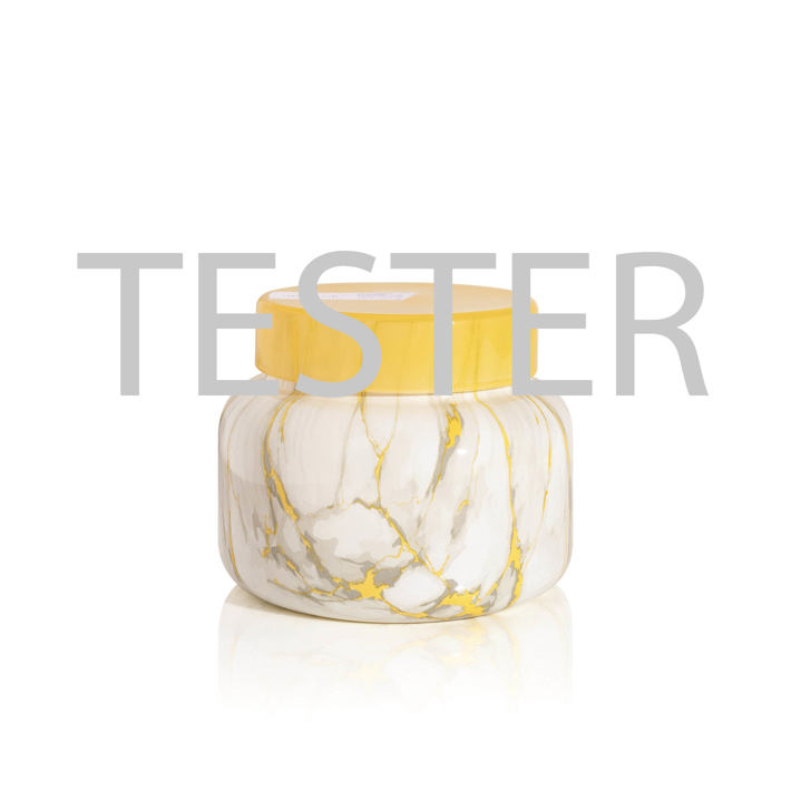 PINEAPPLE FLOWER MODERN MARBLE SIGNATURE JARS, 19 OZ, TESTER | Ivystone