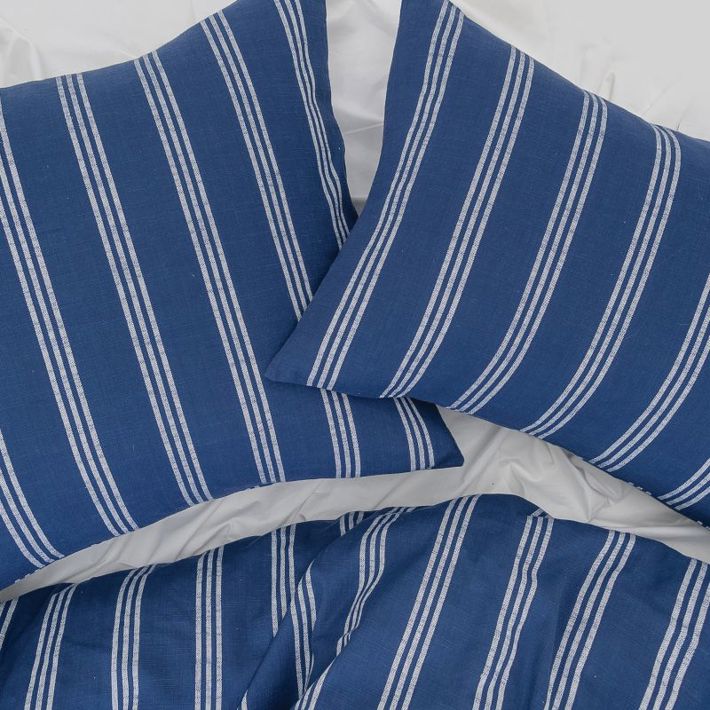 Perry Indigo Queen Duvet Cover | Ivystone