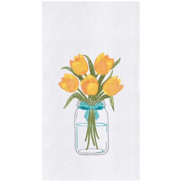 Tulip Mason Jar Towel | Ivystone