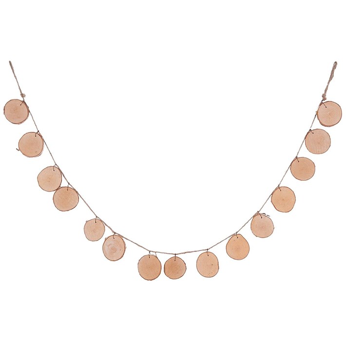 Wood Disk Garland | Ivystone