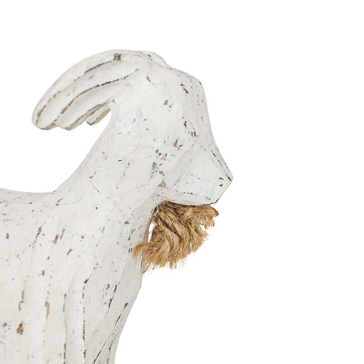 Prescott Goat Figure White | Ivystone